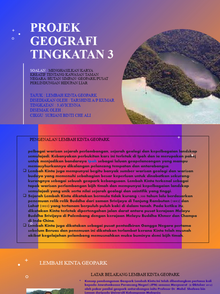 Geografi Projek Tingkatan 3 | PDF
