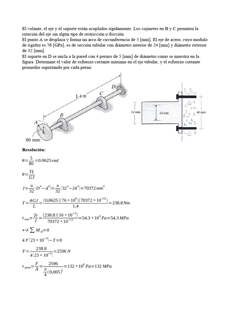 Torsión | Descargar gratis PDF | Máquinas | Mecánica