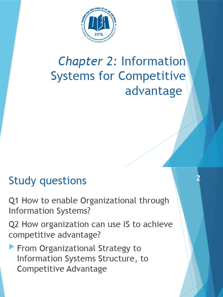 Information Systems for Competitive Advantage | PDF | Strategic ...