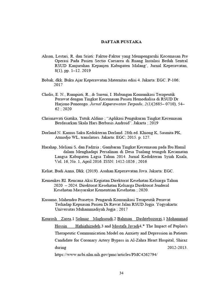 DAFTAR PUSTAKA Sri Fatimah | PDF