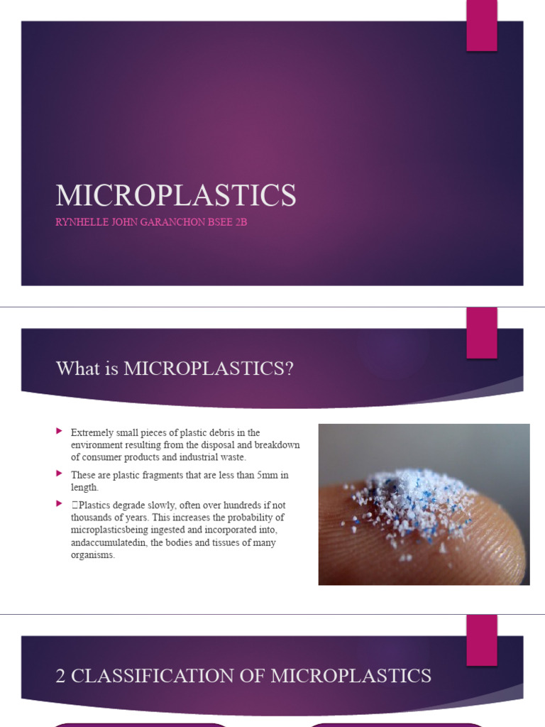 MICROPLASTICS | PDF | Systems Ecology | Environmental Science