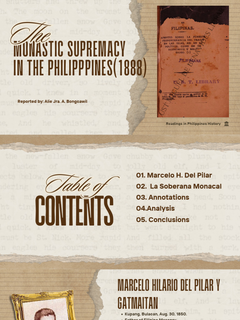 The Monastic Supremacy in The Philippines | PDF | Philippines