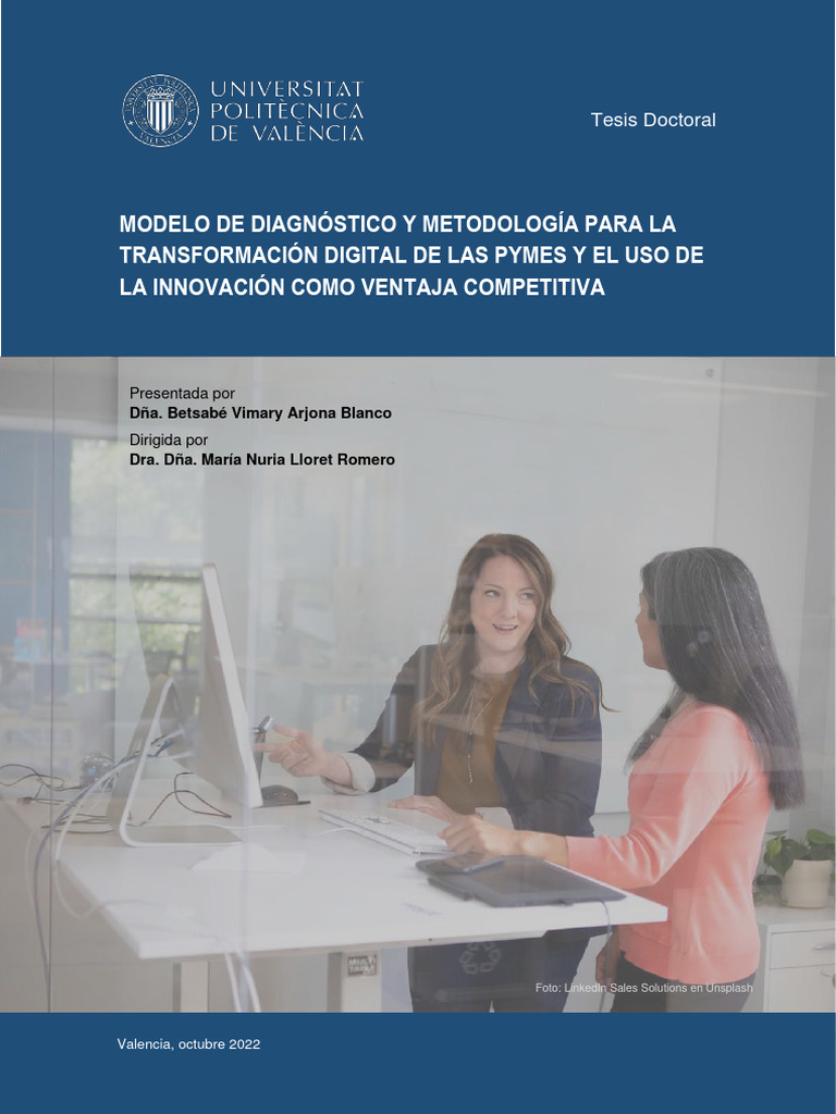 Arjona - Modelo de Diagnostico y Metodologia para La Transformacion Digital de Las PYMES y El ...