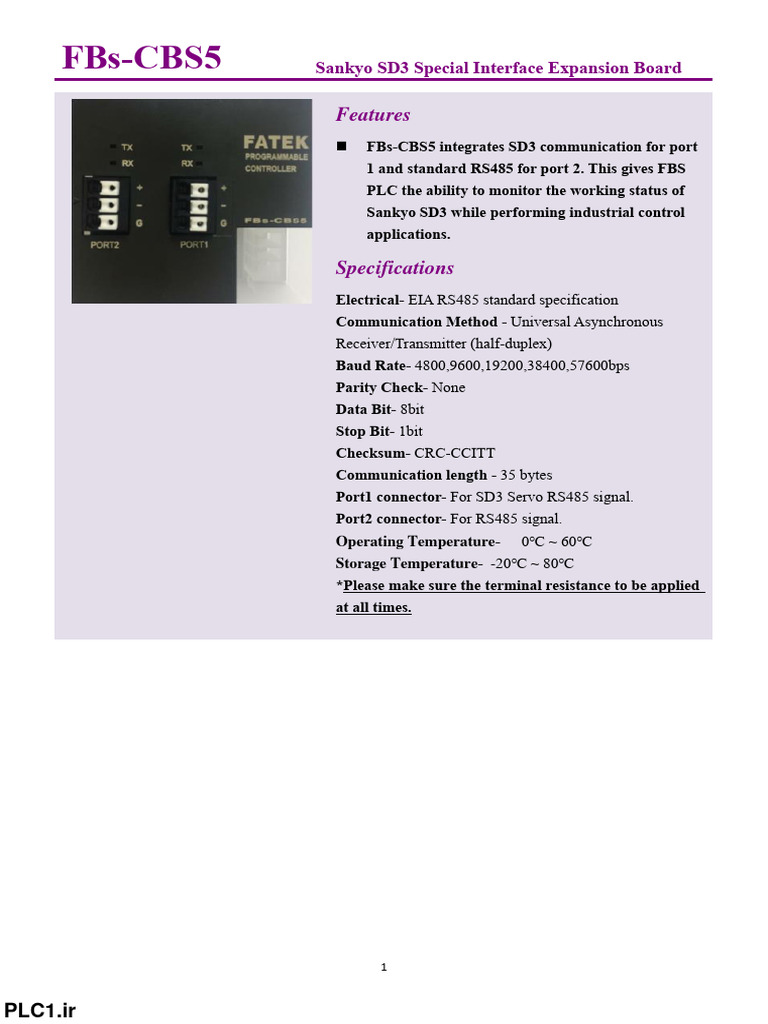 FBs CBS5 Manual En | PDF | Digital Technology | Computer Engineering