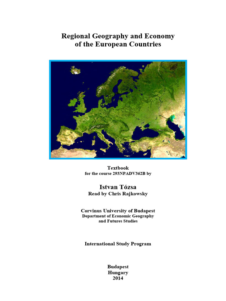 European Geography Textbook | PDF | Enlargement Of The European Union ...