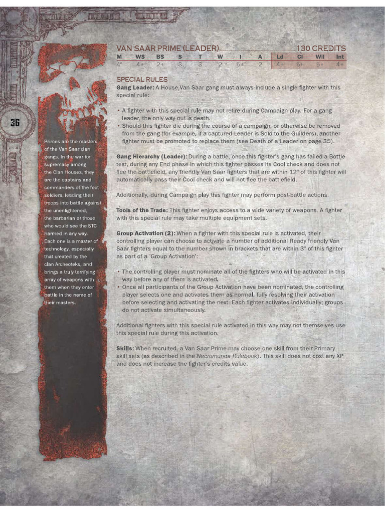 Classic Campaign - Van Saar | PDF