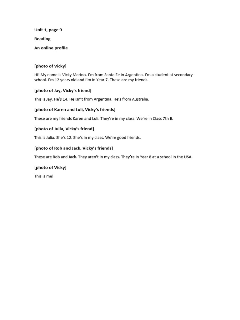 OTP 2nd Ed Starter - Reading Texts | PDF | Social Science | Language ...