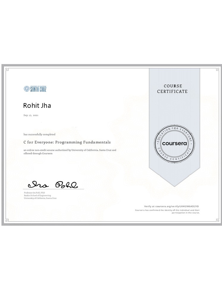 Rohit Narayan Jha_mooc Certificate | PDF