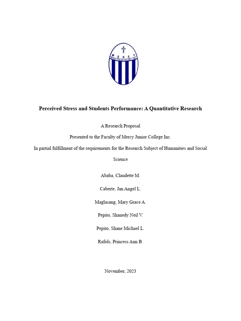 Chapter 1 3 Final Draft - Angel Group - Piety | PDF | Stress Management ...