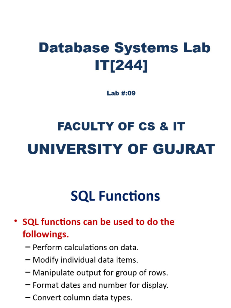 Lab 09 | PDF | Computers