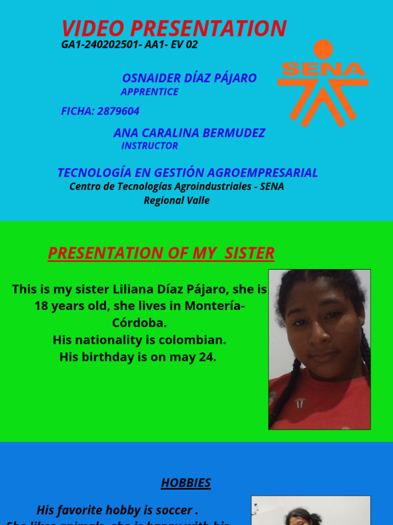 Video Presentación Ga1-240202501 - Aa1 - Ev 02 | PDF