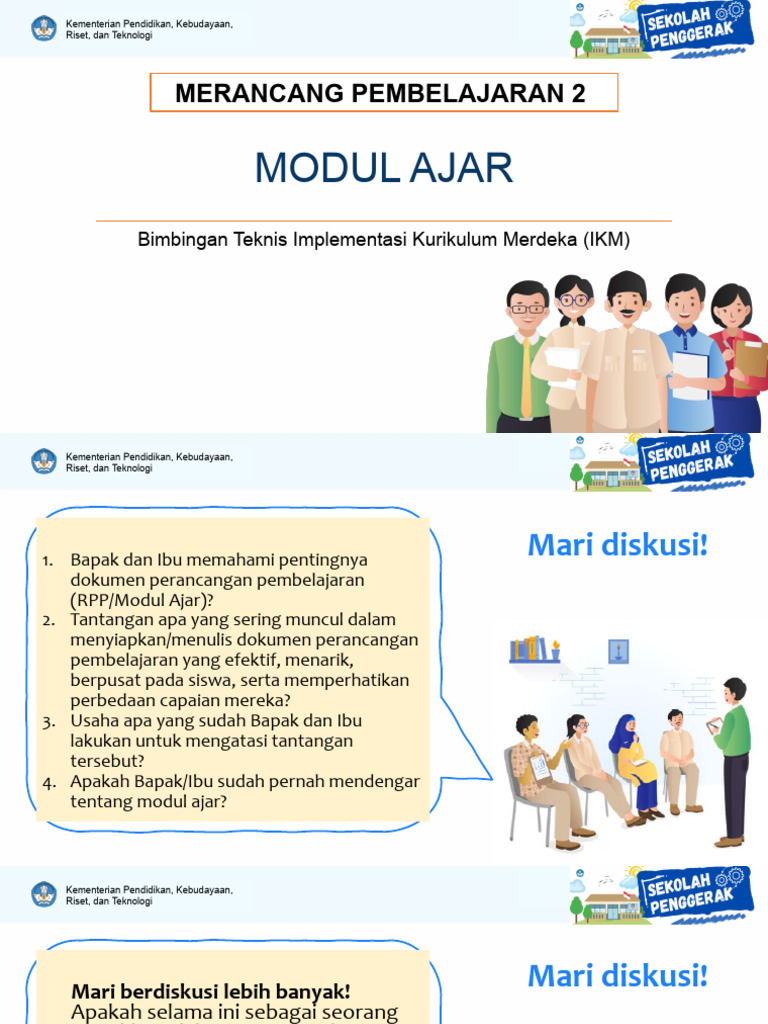 Powerpoint Materi Modul Ajar | PDF