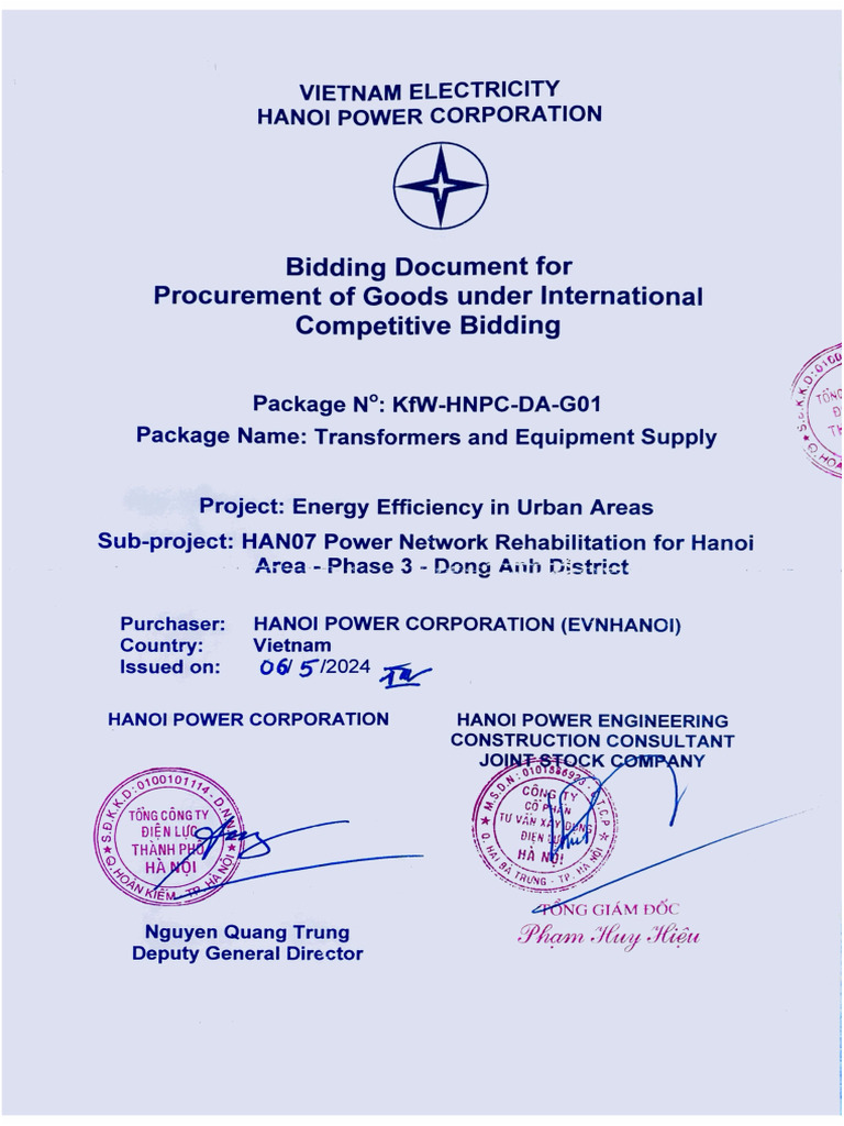 KfW-HNPC-DA-G01 Bidding Document EN | PDF | Business | Private Law