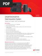 Manual DAQ970A-DAQ973A - Eng - Tds | PDF | Data Acquisition | Thermocouple