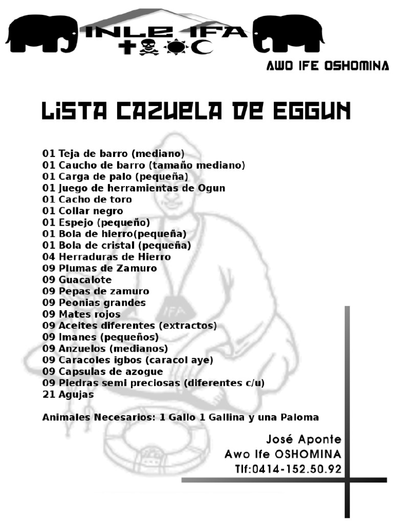 Cazuela de Eggun | PDF
