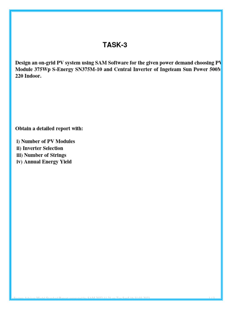 Task 3 (2) | Download Free PDF | Photovoltaics | Energy Technology