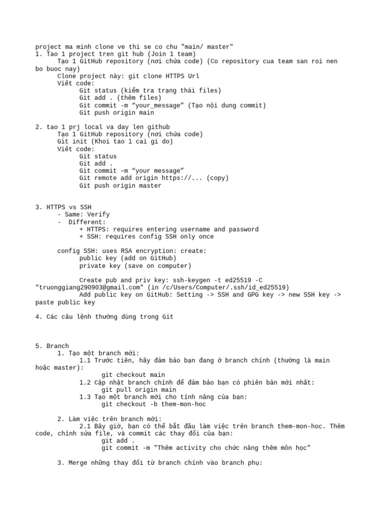 Github Command | PDF