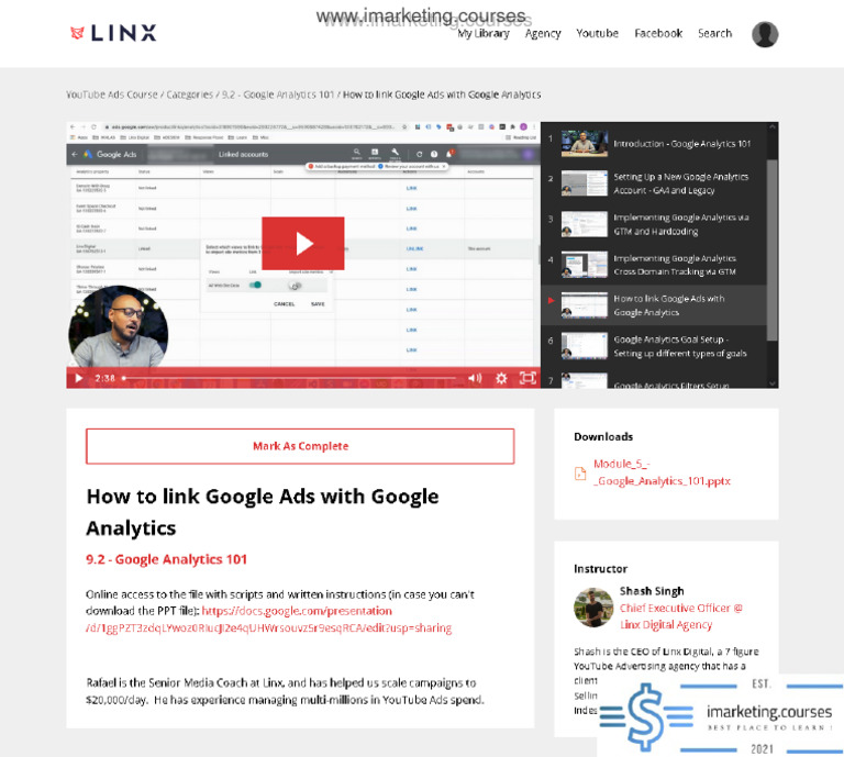 05-How To Link Google Ads With Google Analytics | PDF | Analytics | You ...