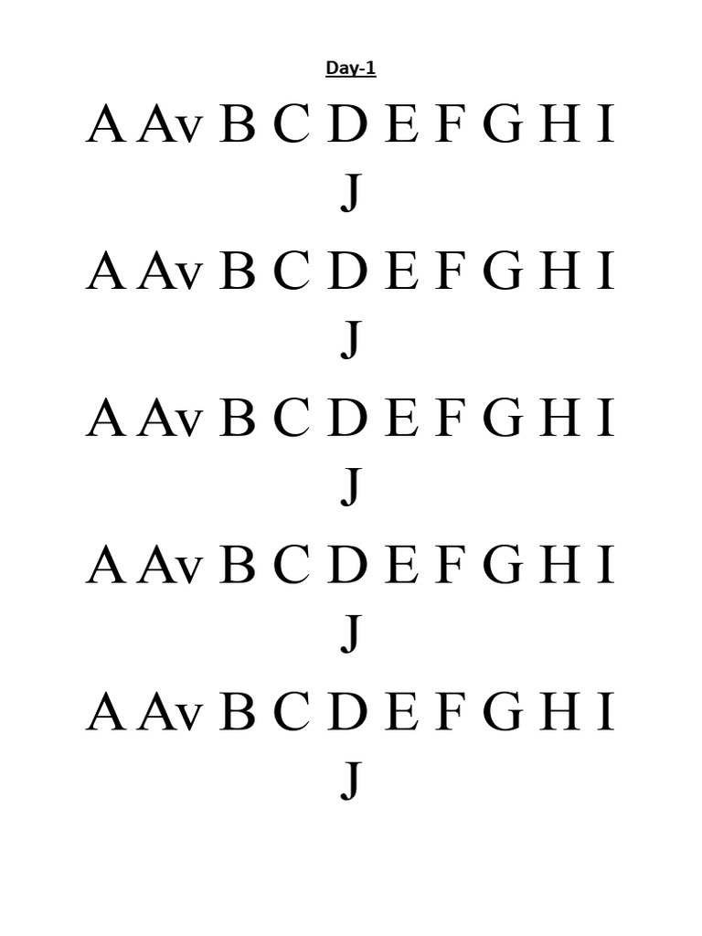 Bijoy Typing Practice | PDF