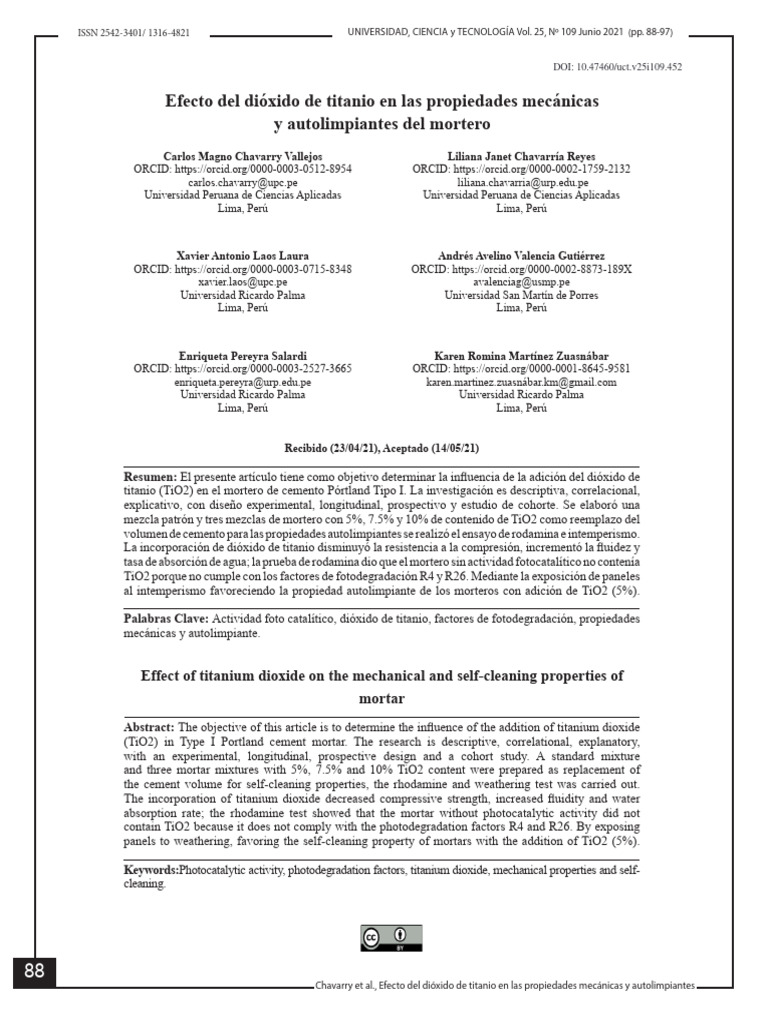 452 Article 1411 2 10 20210603 | PDF | Dióxido de titanio | Cemento