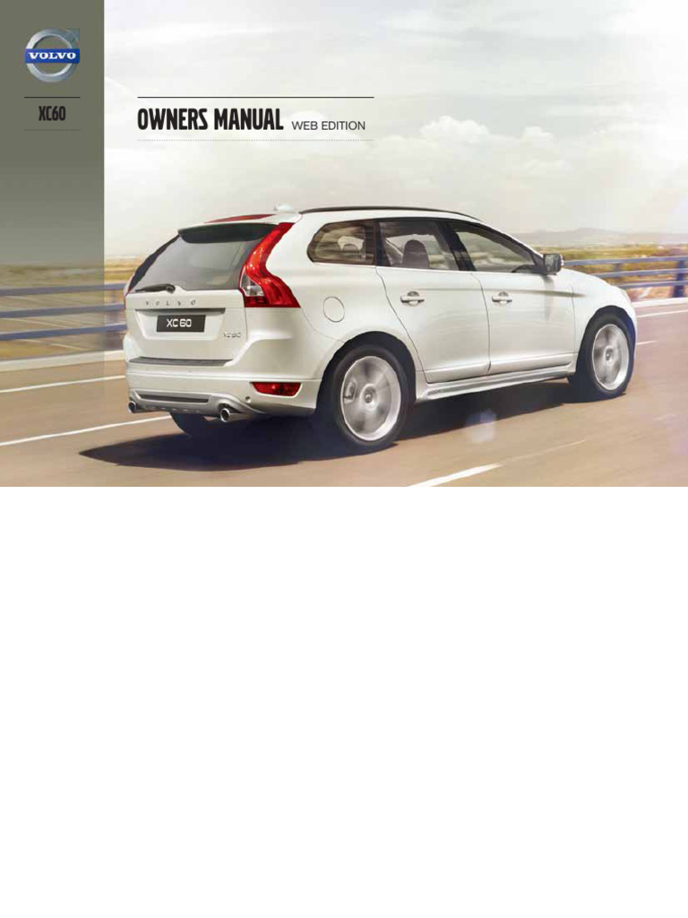 Volvo XC60 Owner's Manual Guide | PDF | Seat Belt | Laser