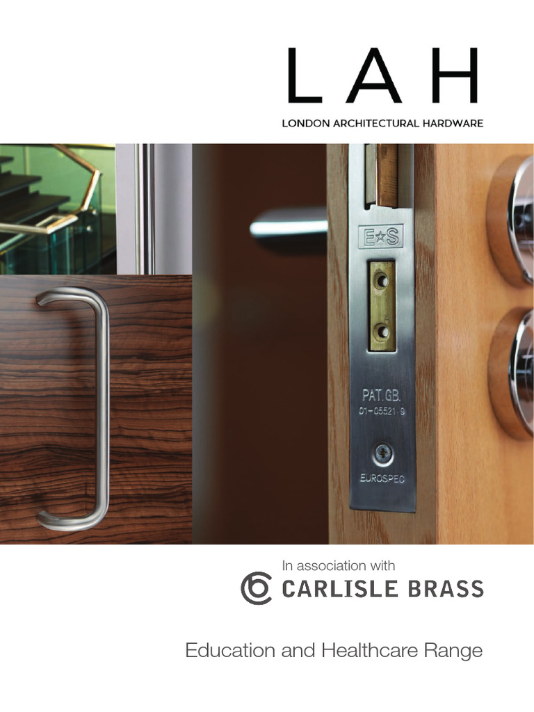 LAH Education Healthcare Brochure Reduced | PDF | Specification (Technical Standard) | Door