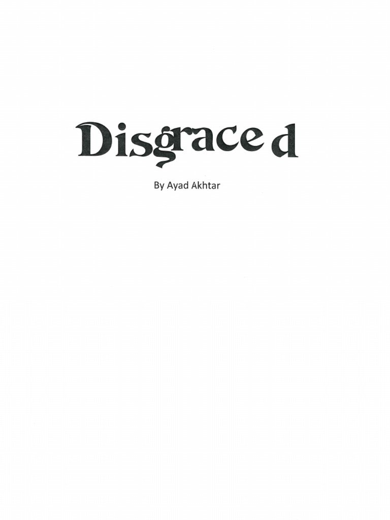 Disgraced 1 | PDF