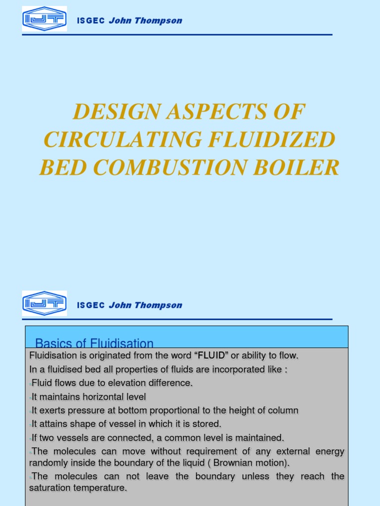 CFBC Design | PDF | Fluidization | Boiler