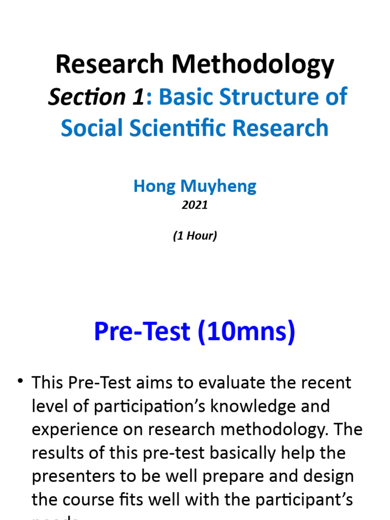 Research Methodology 1 | Download Free PDF | Survey Methodology ...