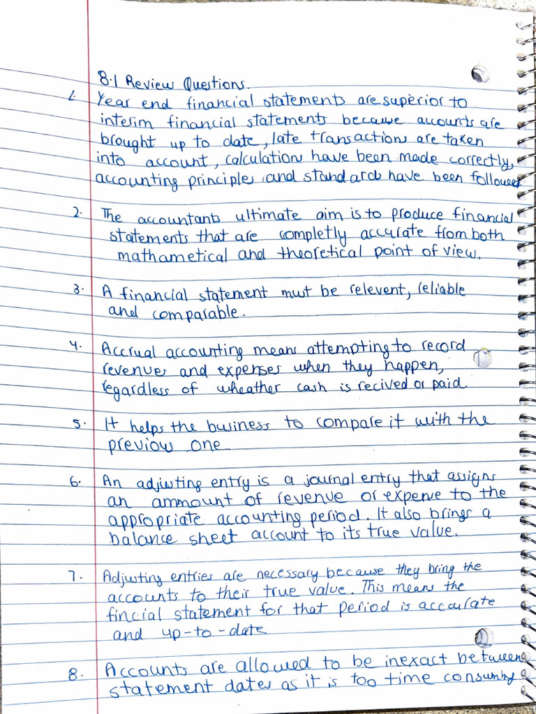 Accounting-12 Chpater 8 1-3 | PDF