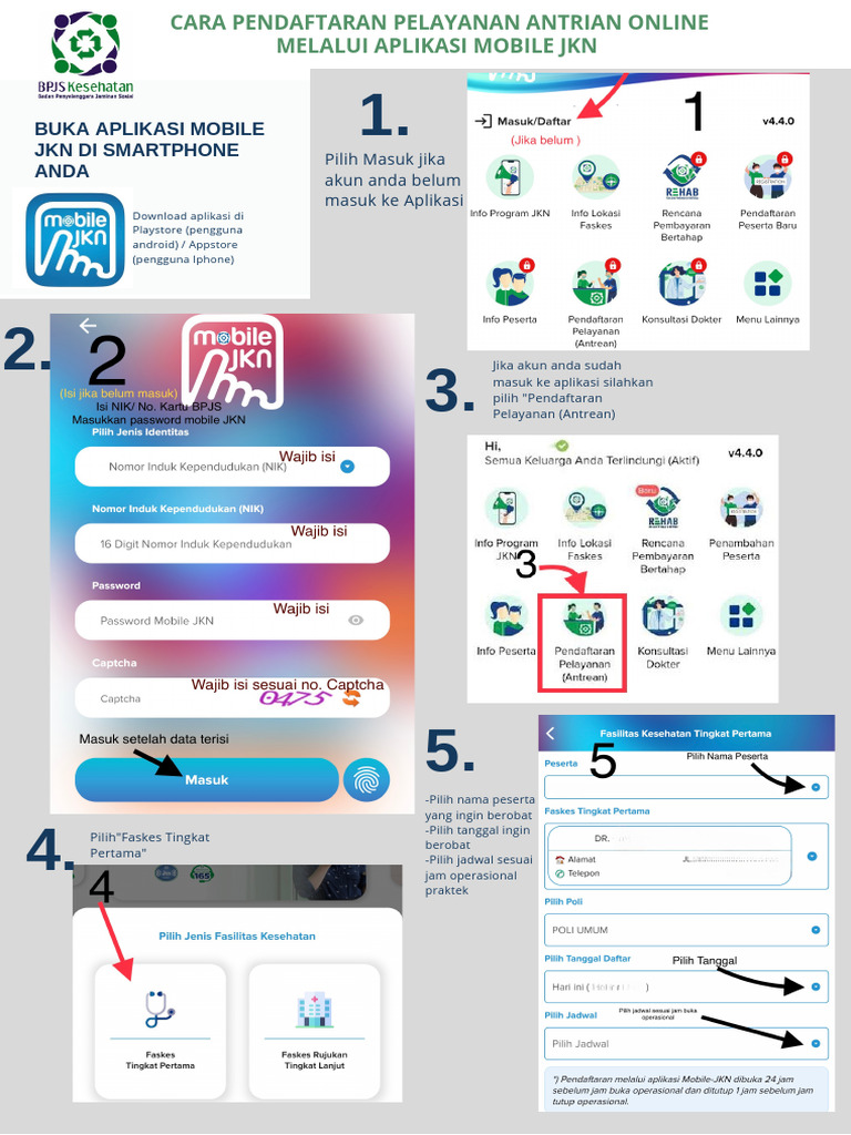 Poster Pelayanan Antrian Online Mobile JKN | PDF