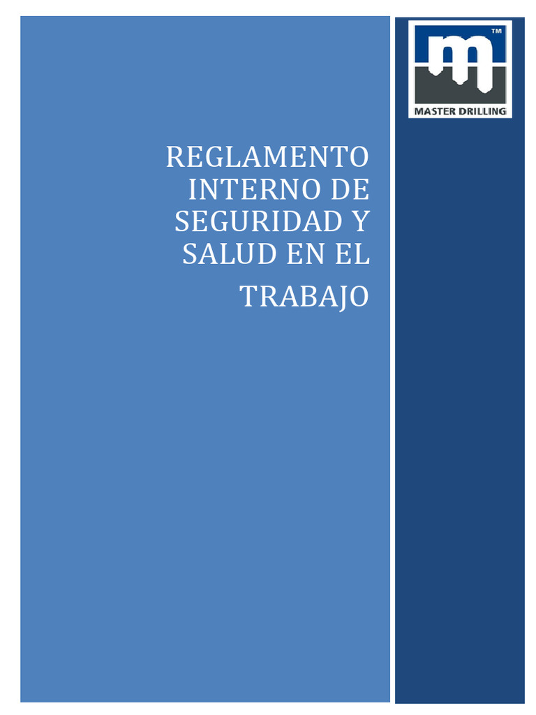 MD - Reglamento Interno de SST 2021 | Descargar gratis PDF | Seguridad y salud ocupacional | La ...
