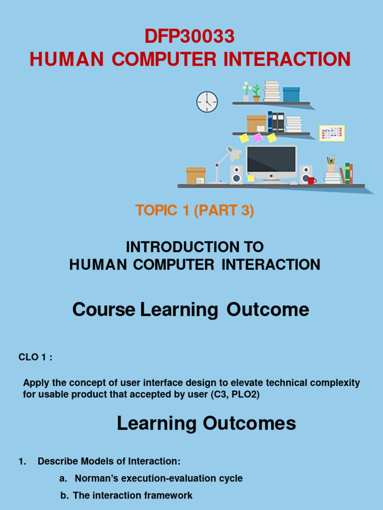 TOPIC 1 (PART 3) | Download Free PDF | Human–Computer Interaction | System