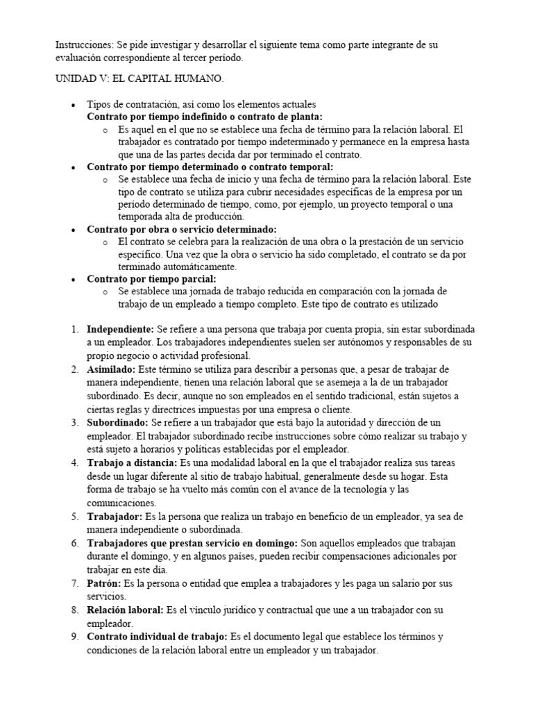 Trabajo Conta Indv | PDF | Derecho laboral | Cheque de pago