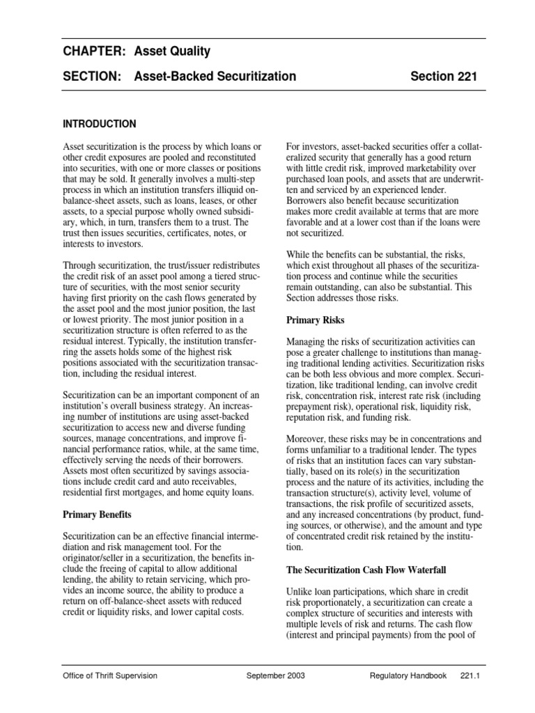 Structure Finance | PDF | Securitization | Asset Backed Security