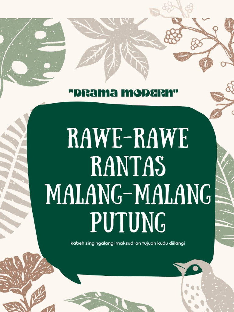 Cerita " Rawe Rawe Rantas Malang - Malang Putung " | PDF