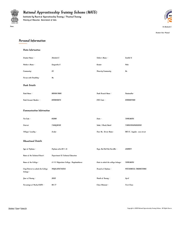 National Apprenticeship Training Scheme (NATS) | PDF