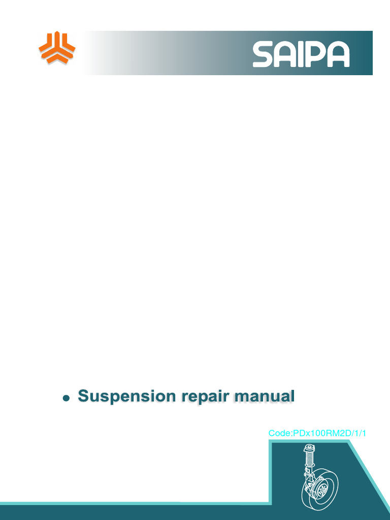 SAIPA Wheel and Tire Workshop Manual | PDF | Tire | Steering