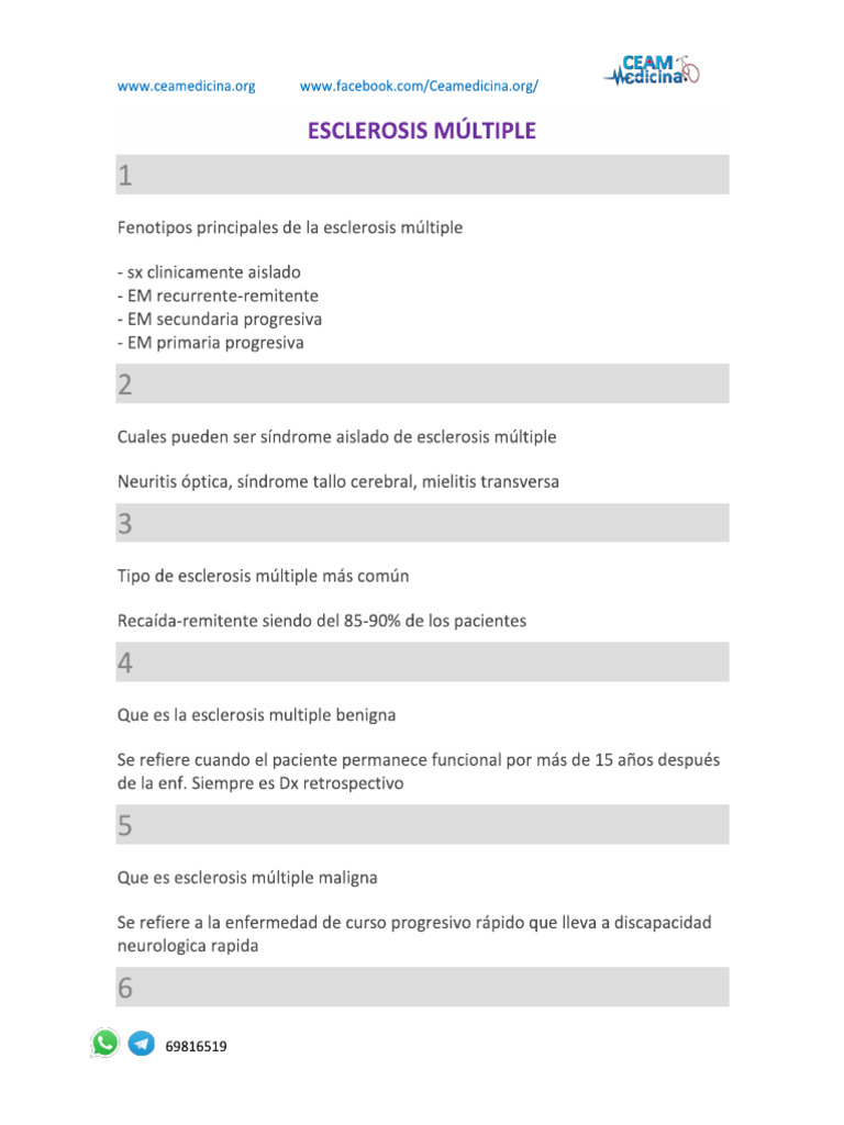 26 Esclerosis Multiple | PDF