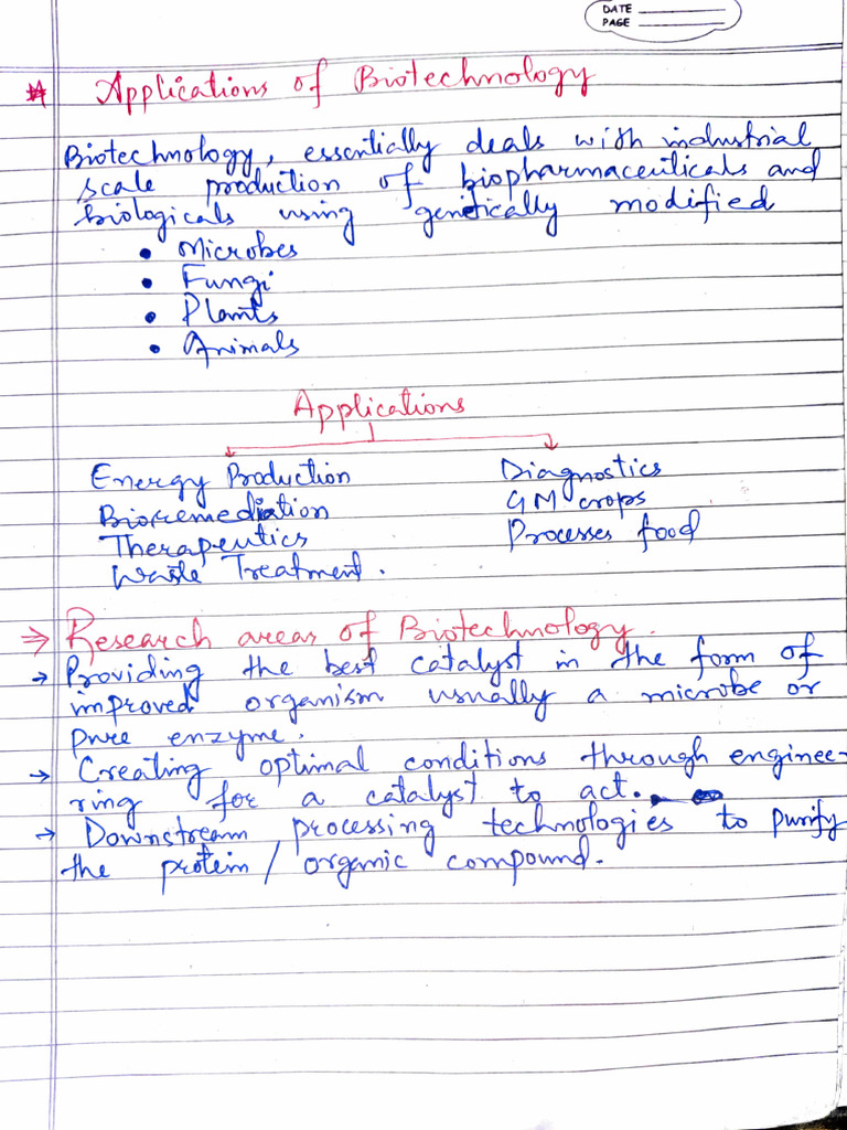 Applications of Biotechnology | PDF