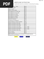 Friction Coefficients for Materials | PDF | Technology & Engineering