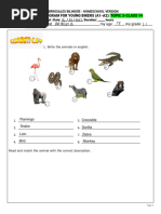 Zoo Animals Cut and Paste Activity | PDF