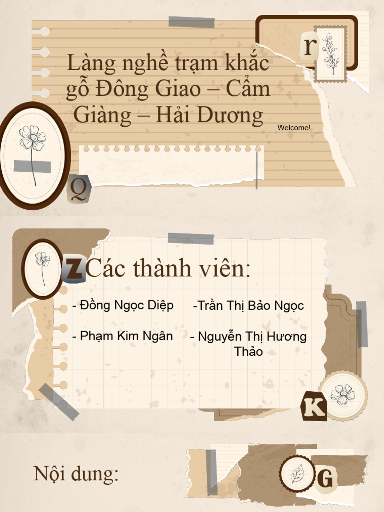 Old Scrap Paper Aesthetic Portfolio - by Slidesgo | PDF