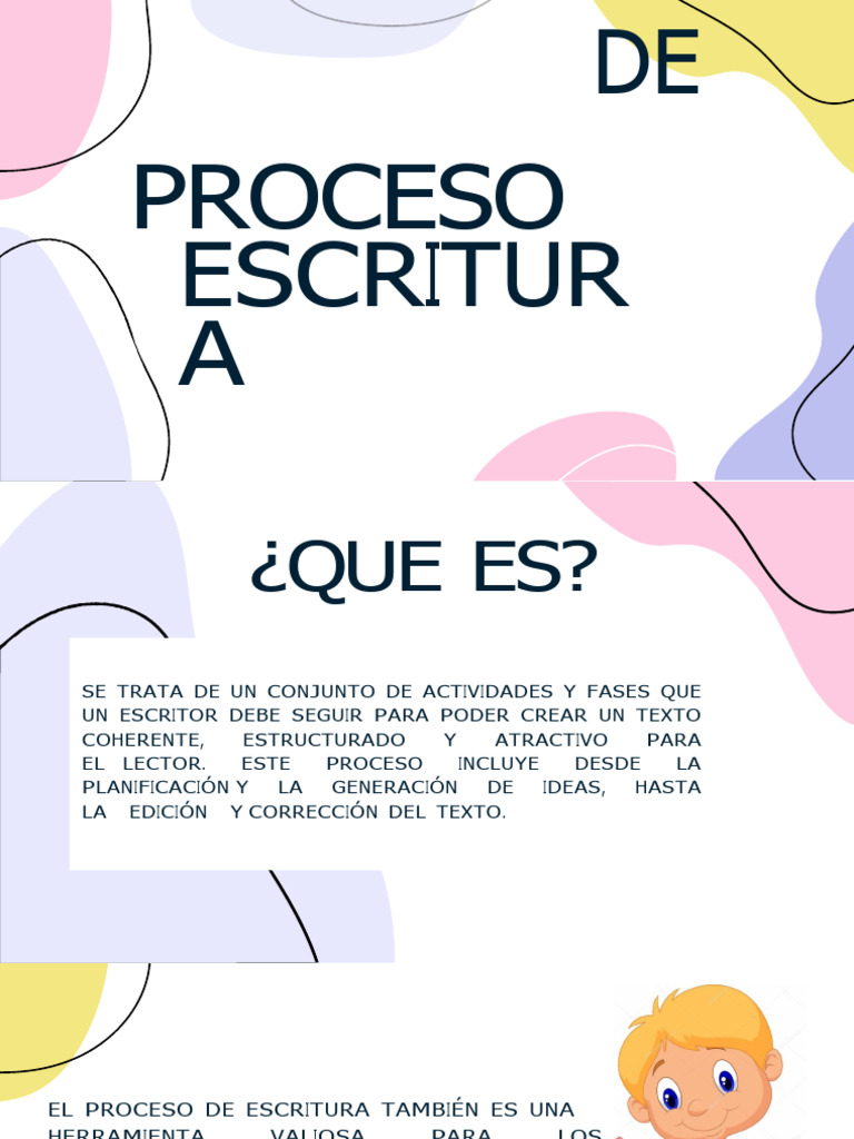 Proceso de Escritura | PDF | Planificación | Comunicación humana