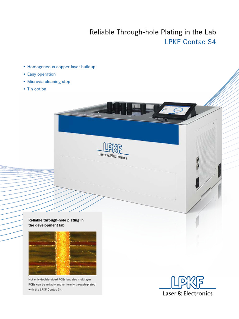 Flyer LPKF Contac s4 en | PDF | Printed Circuit Board | Materials