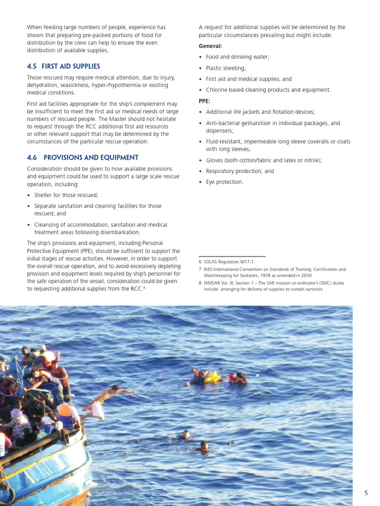 Large Scale Rescue at Sea 5 | PDF | First Aid | Personal Protective ...