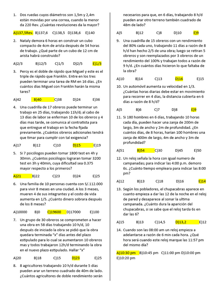 Preguntas de RM Examen | PDF