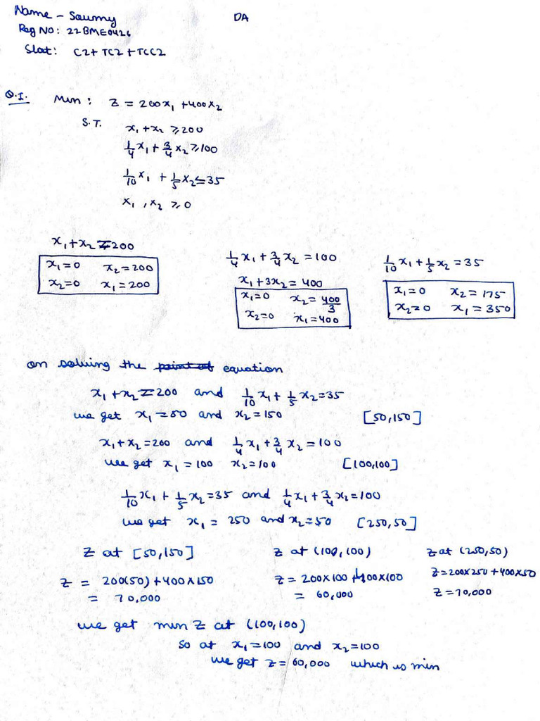 Operation Research | PDF