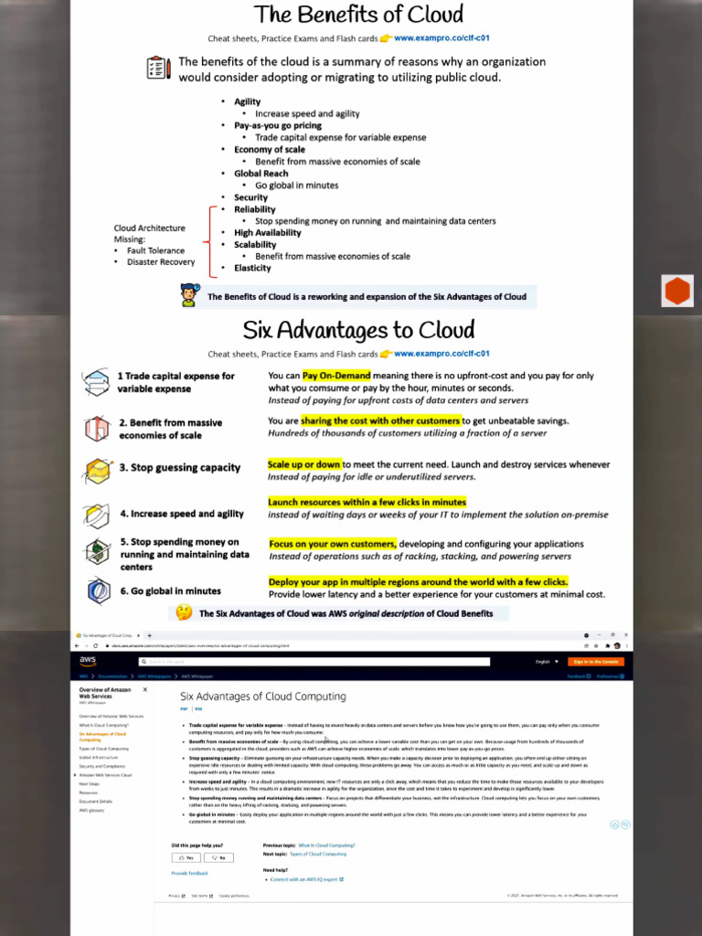 3) The Benefits of Cloud | PDF | Cloud Computing | Amazon Web Services