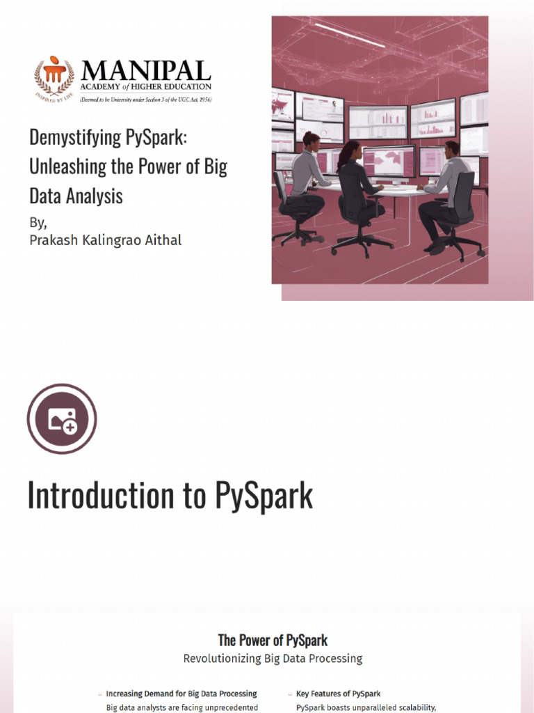 PySpark Overview | PDF | Computers